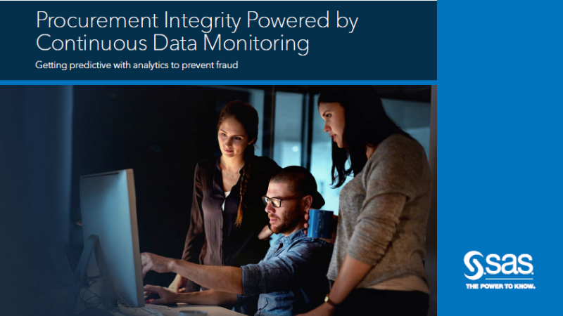 Procurement Integrity Powered by Continuous Data Monitoring